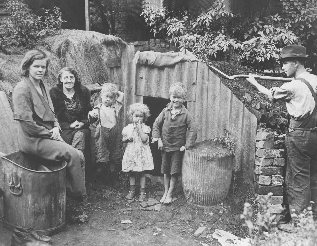The Anderson shelter: Good for gardening, good for storing wine, and ...