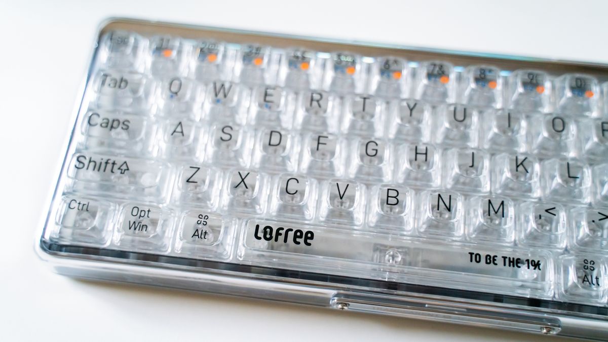 Lofree 1% Transparent keyboard review | TechRadar