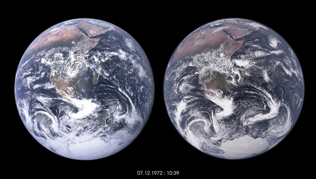 Recreated 'Blue Marble' photo of Earth tests powerful new climate model ...
