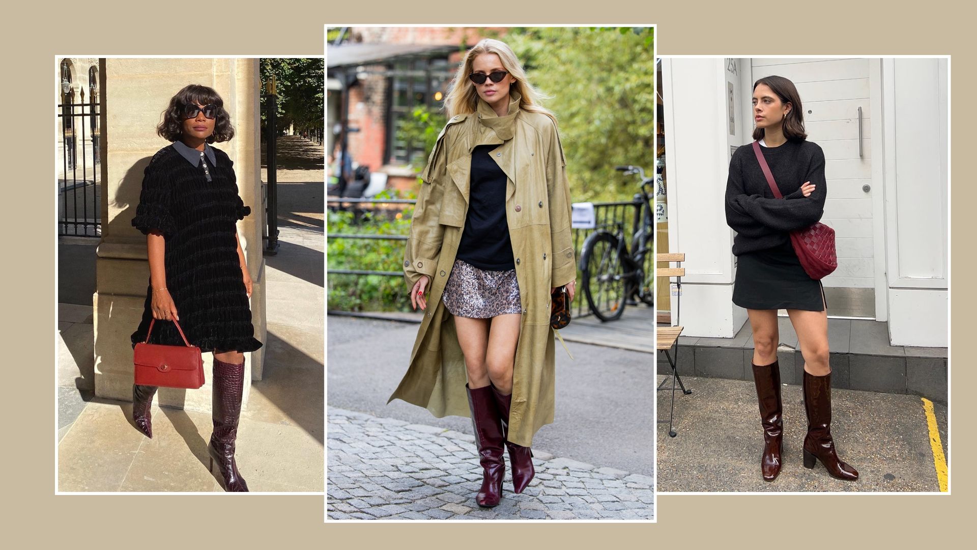 The Burgundy Boot Trend Is Coming for Your Wardrobe This Autumn | Who ...