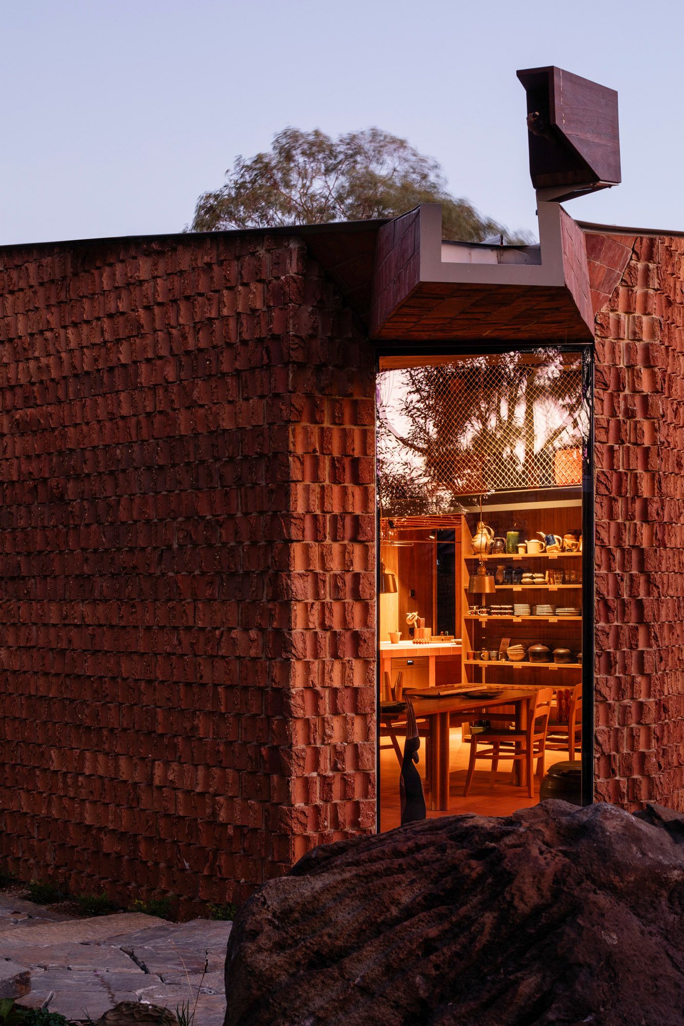 Step inside Burnt Earth Beach House by John Wardle | Wallpaper