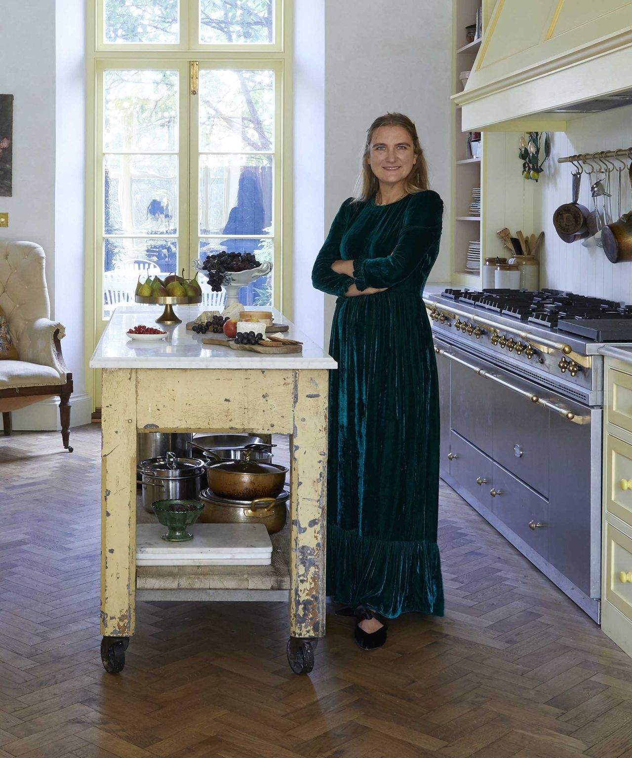 Take a festive tour of cookery writer Skye McAlpines elegant London ...