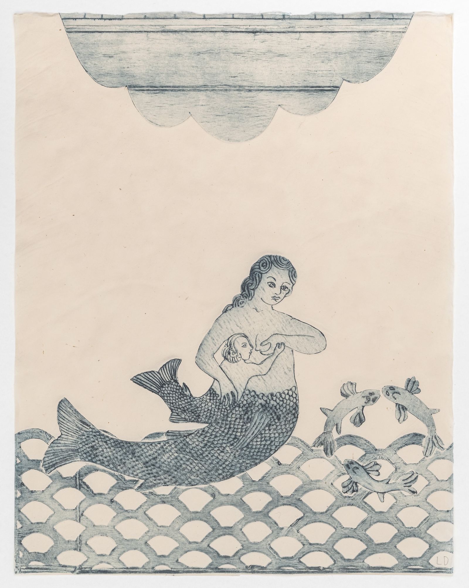 Artist Lauren Drescher’s mythical mermaid prints at Planthouse New York ...