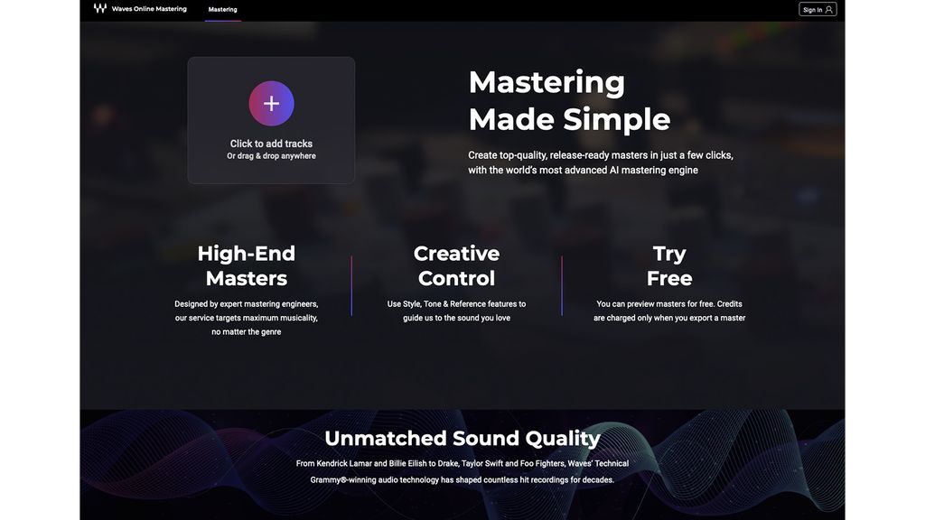 Waves Online Mastering review | MusicRadar
