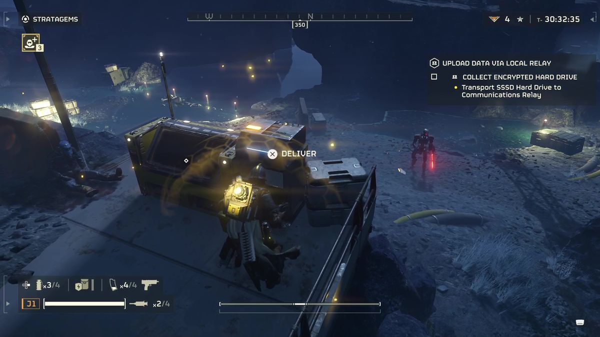 How to transport the Hard Drive in Helldivers 2 | GamesRadar+