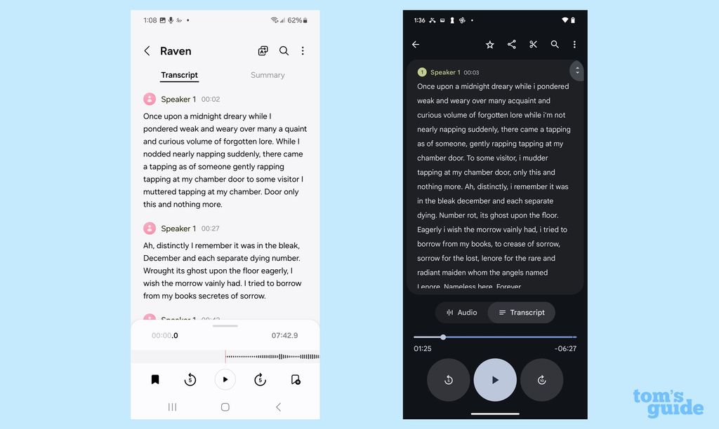 Samsung Galaxy S24 vs. Google Pixel voice recorder app showdown — who's ...