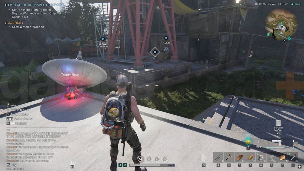 Once Human Sketch of an Inspection Point guide | GamesRadar+