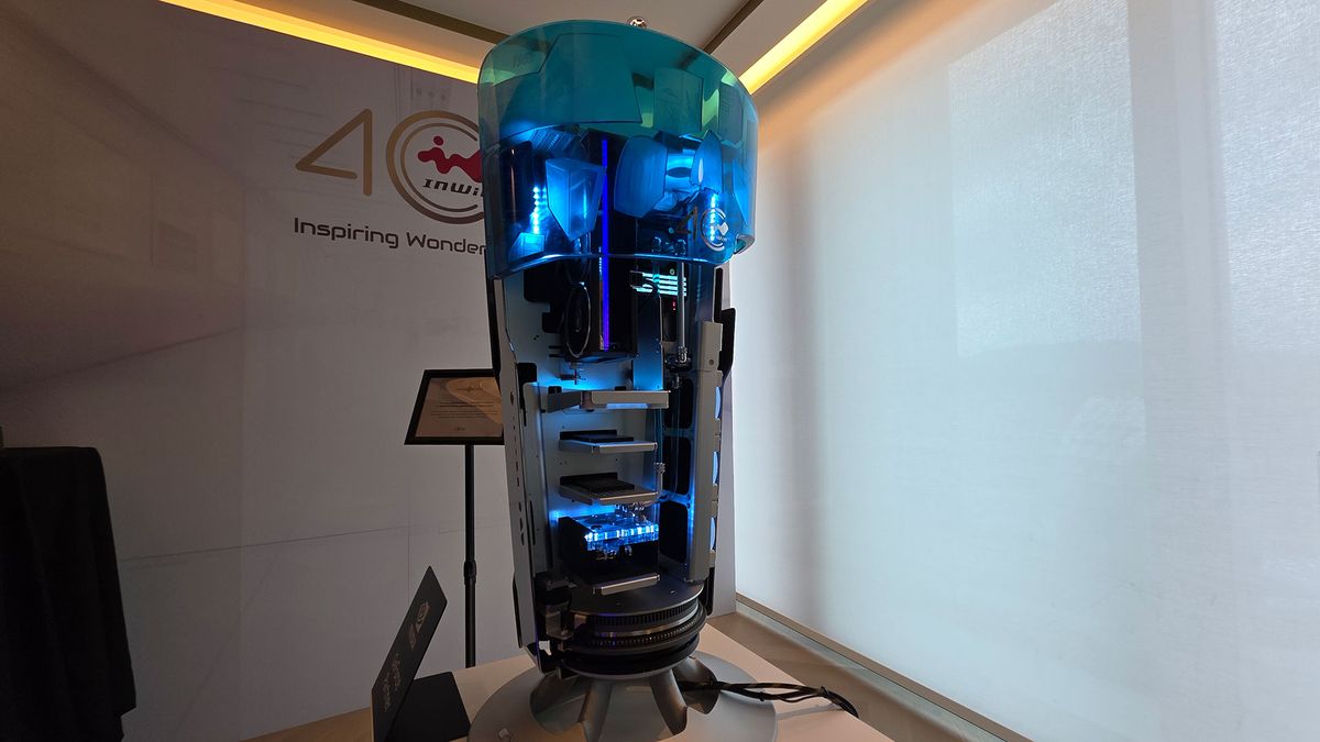 InWin celebrates 40 years with the ChronoMancy — futuristic 1.1m case ...