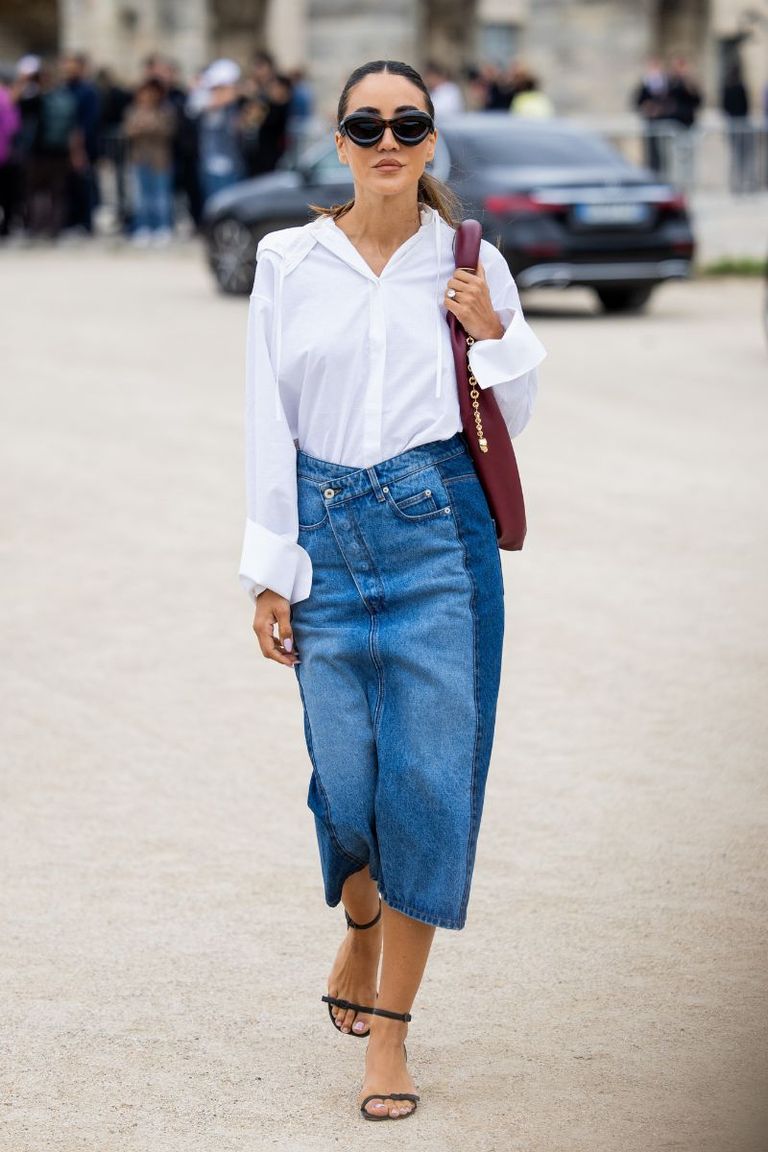 32 ways to style a white shirt according to the fashion pack | Woman & Home