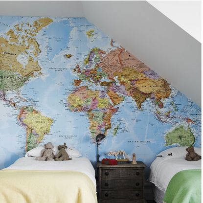 Maps interior decor trend: 5 reasons we're mad about maps | Ideal Home