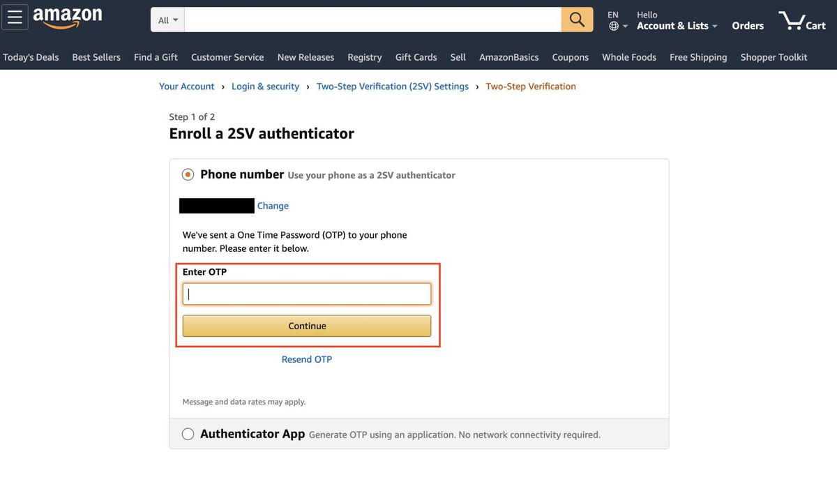 How to set up two-factor authentication for your Amazon account | iMore