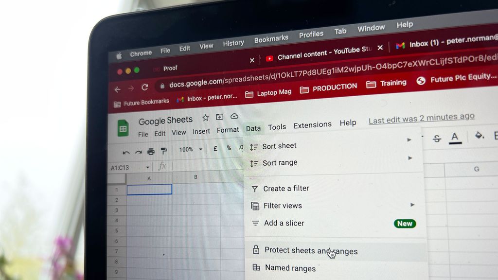 How To Lock Column Width And Row Height In Google Sheets Laptop Mag