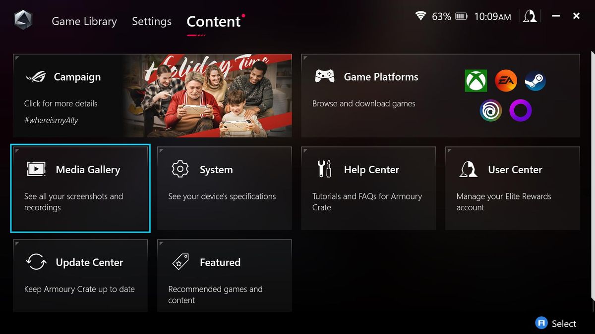 How to take screenshots on the Asus ROG Ally | Laptop Mag