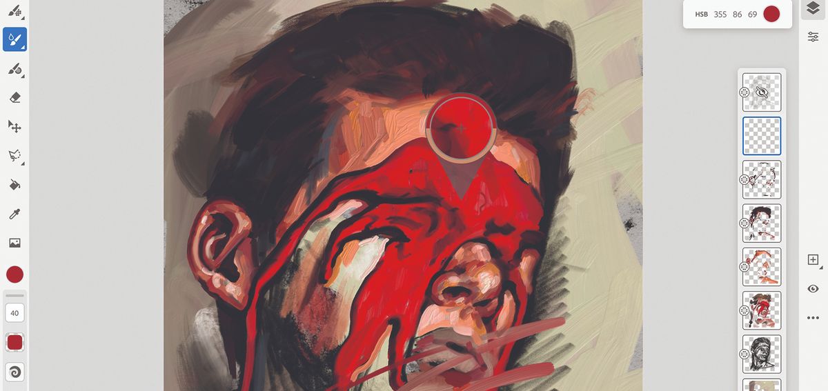 Adobe Fresco tutorial: Create a portrait in the painting app | Creative ...