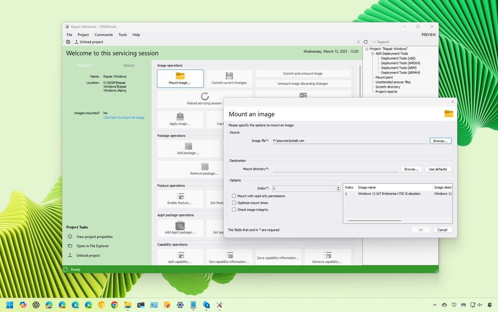 Getting started with the DISMTools app for Windows 11 and 10 | Windows ...