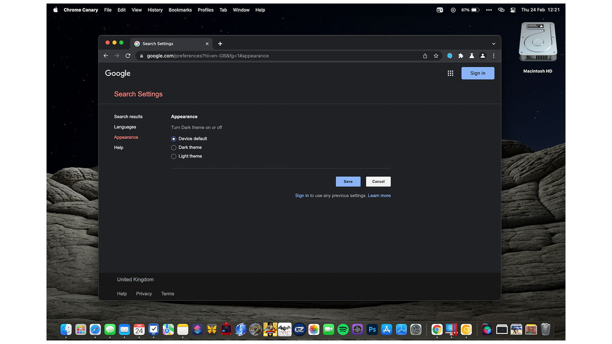 How to enable dark mode in Google Search | TechRadar
