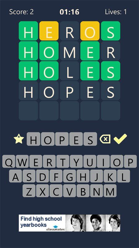 Lingo is a Windows 10 word game where five-letter words rule | Windows ...