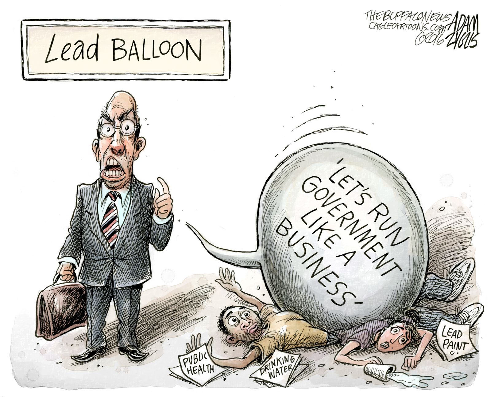 Editorial Cartoon U.S. Lead Water | The Week