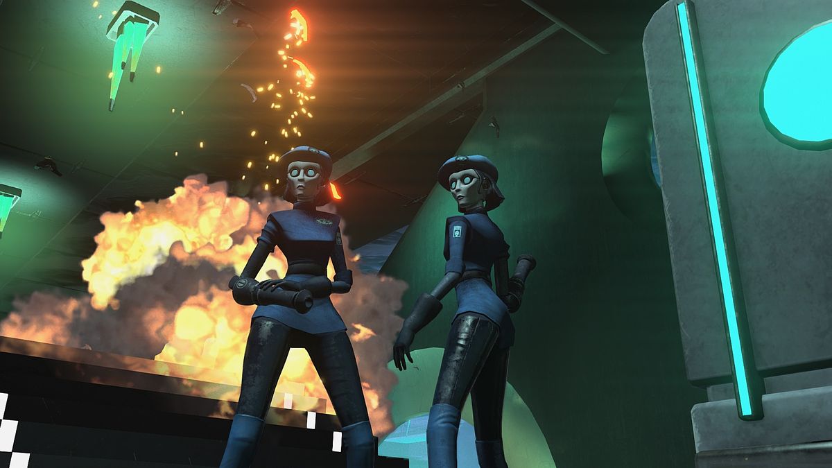 Double Fine's sci-fi side-scroller Headlander gets a release date and a ...