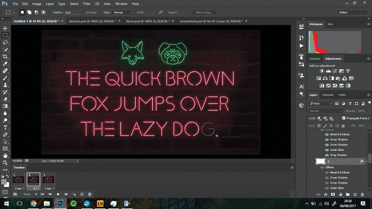 Create a glowing neon text effect | Creative Bloq