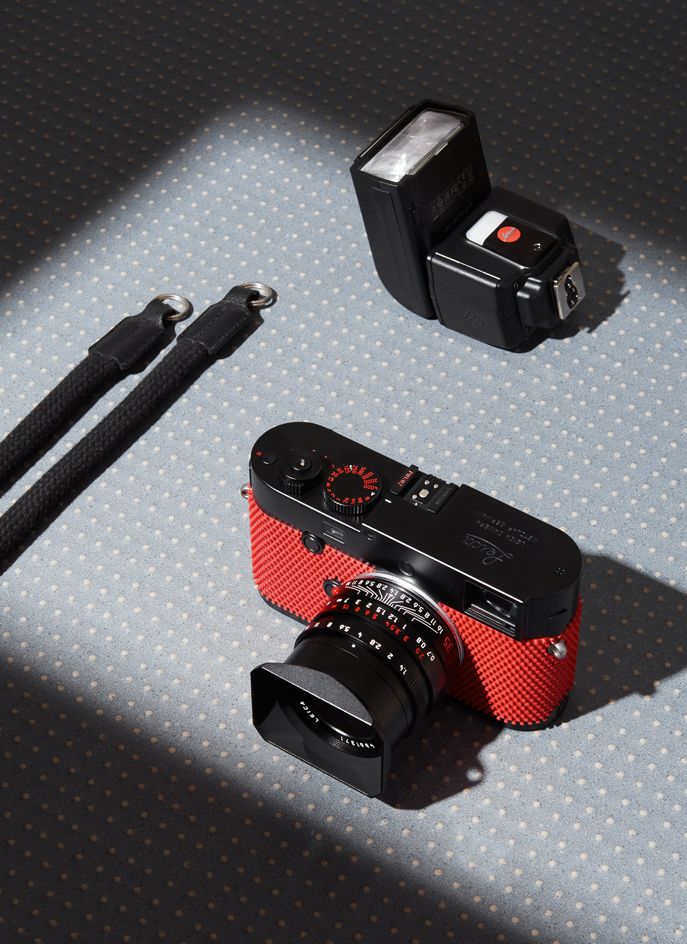 Rolf Sachs covers Leica camera in ping pong rubber | Wallpaper*