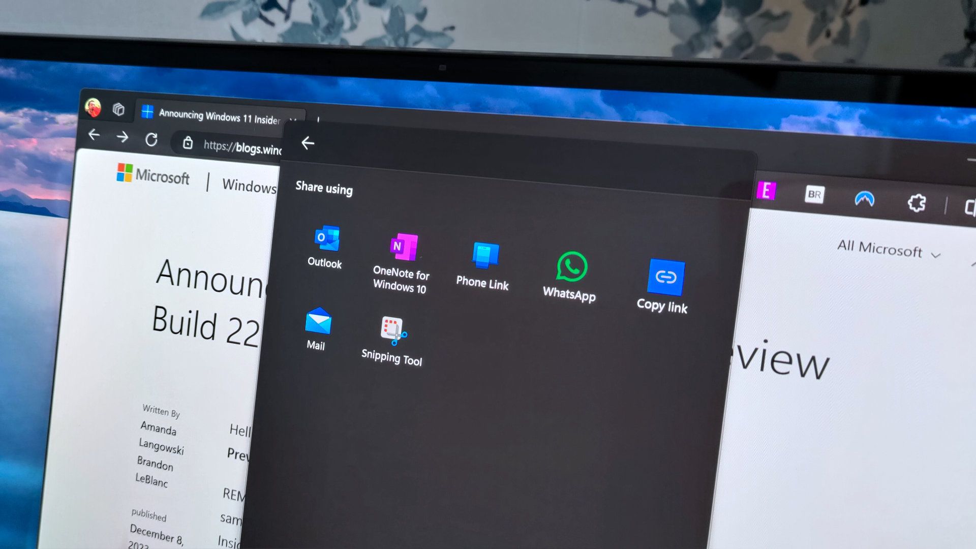 Microsoft's Edge web browser can now directly share URLs to WhatsApp, X, and more | Windows Central
