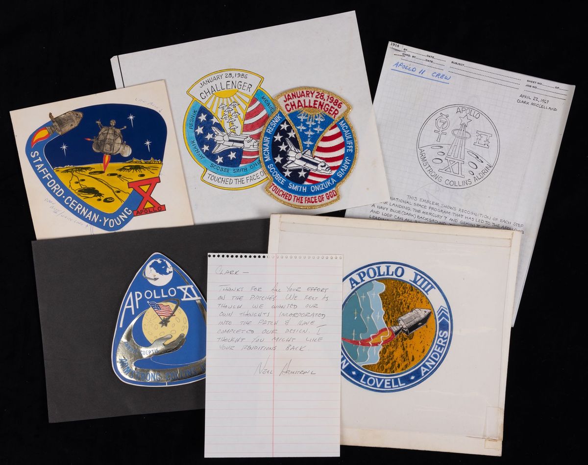 Auction offers Neil Armstrong's reply to NASA engineer's Apollo 11 mission patch ideas | Space