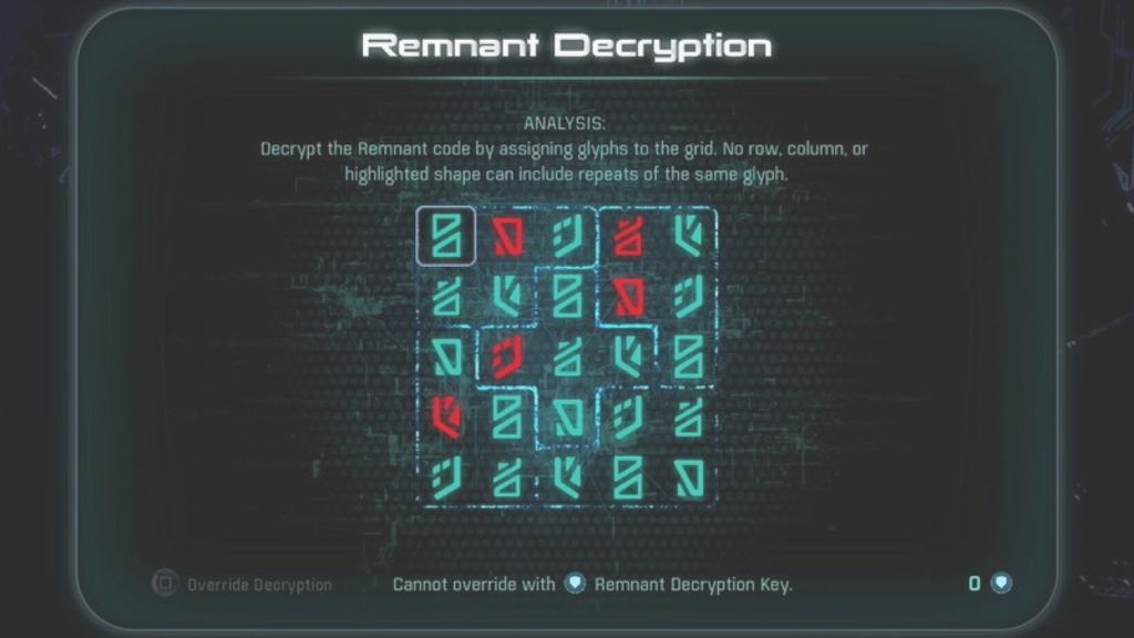 Mass Effect Andromeda Remnant Decryption glyph puzzle solutions guide ...