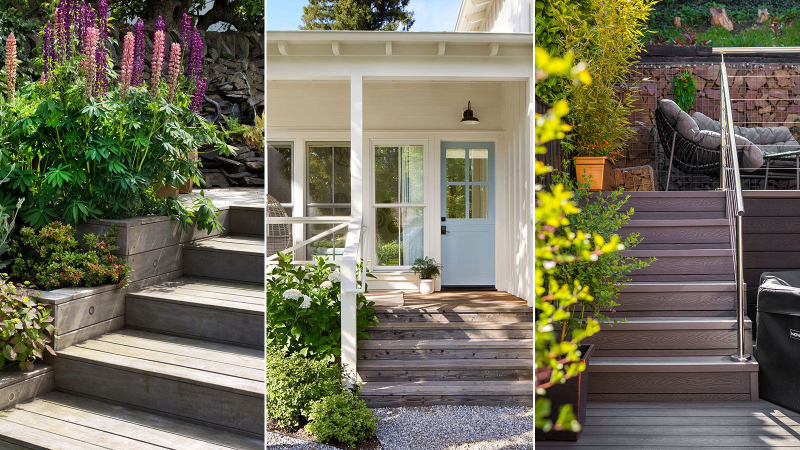 Decking steps ideas: 8 ways to elevate your deck design | Homes and Gardens