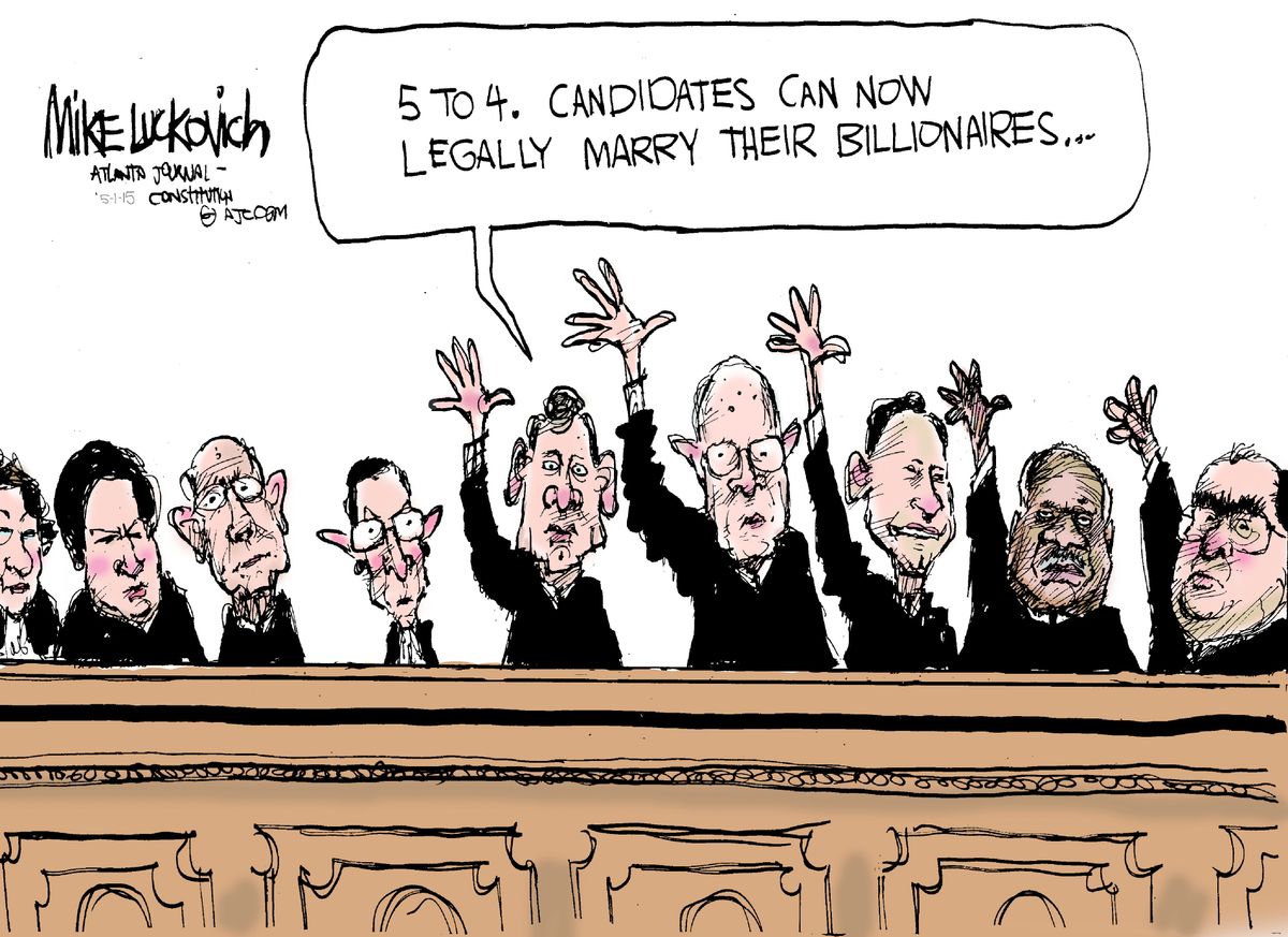 Political cartoon U.S. Supreme Court marriage | The Week