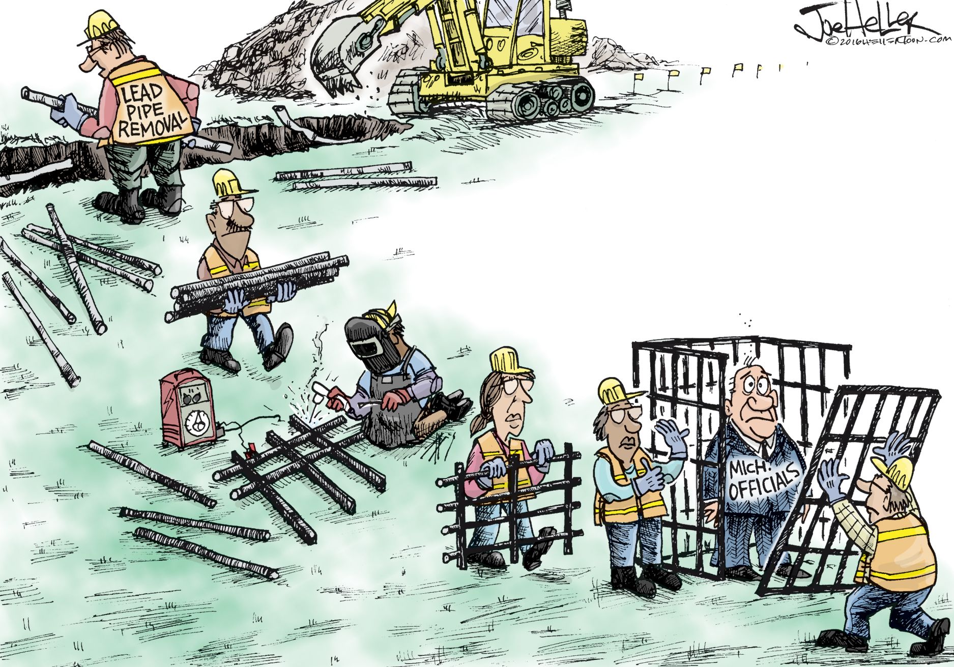 Political cartoons U.S. Flint Michigan water | The Week