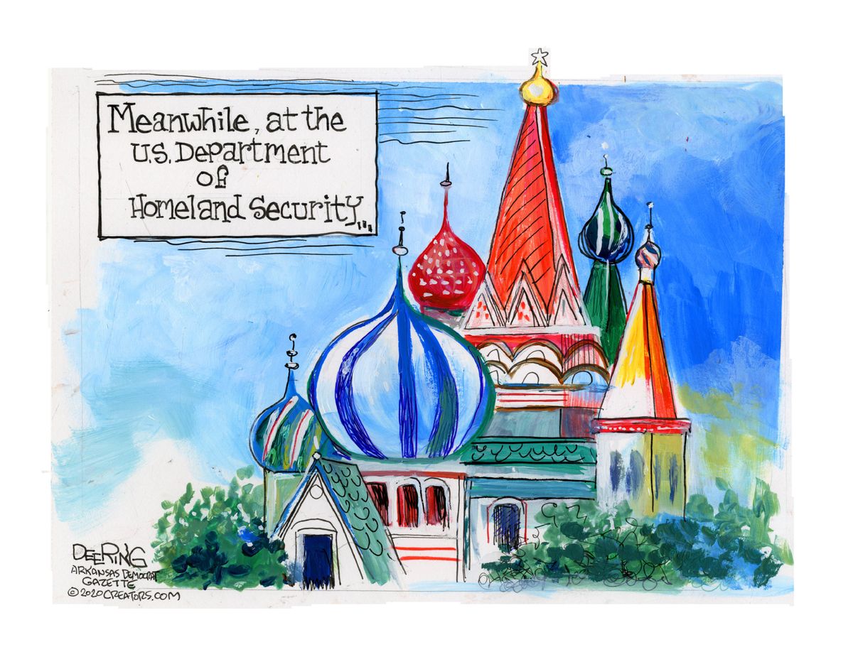 Political Cartoon U.S. Russia DHS | The Week