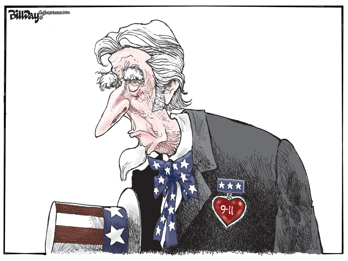 Editorial cartoon U.S. September 11th remembrance | The Week