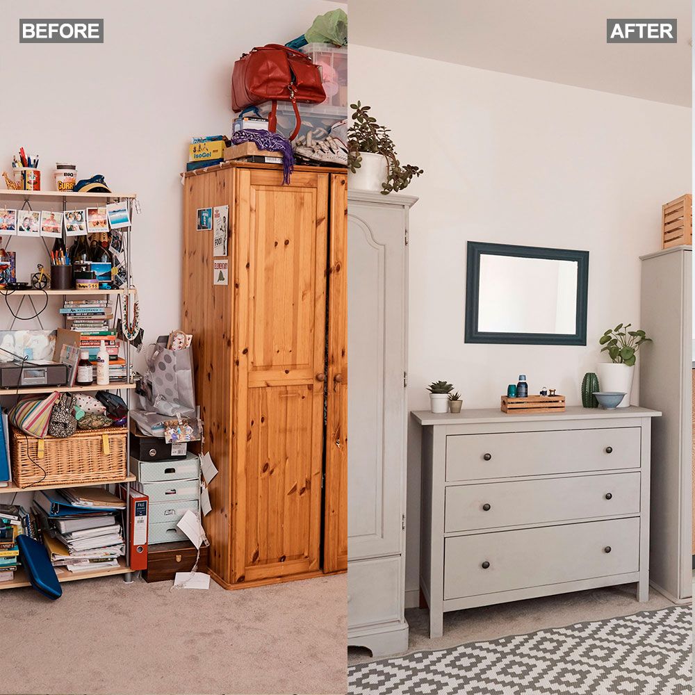 See how second-hand furniture has totally transformed this bedroom ...