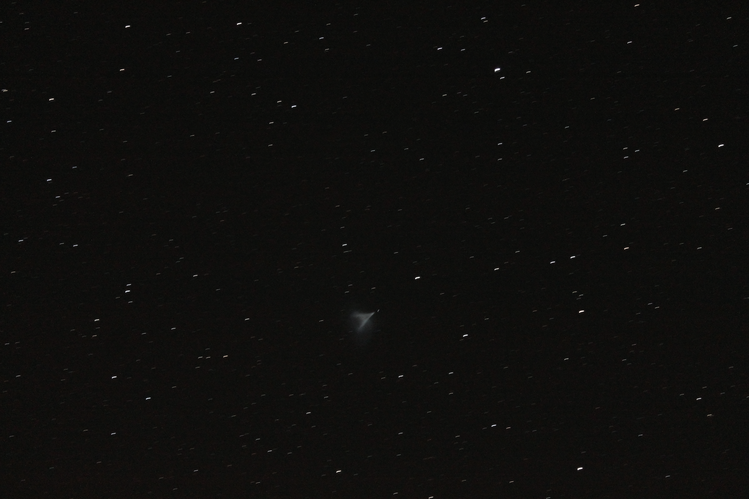 Glowing Cloud of Rocket Fuel Captured in Night Sky Photo | Space