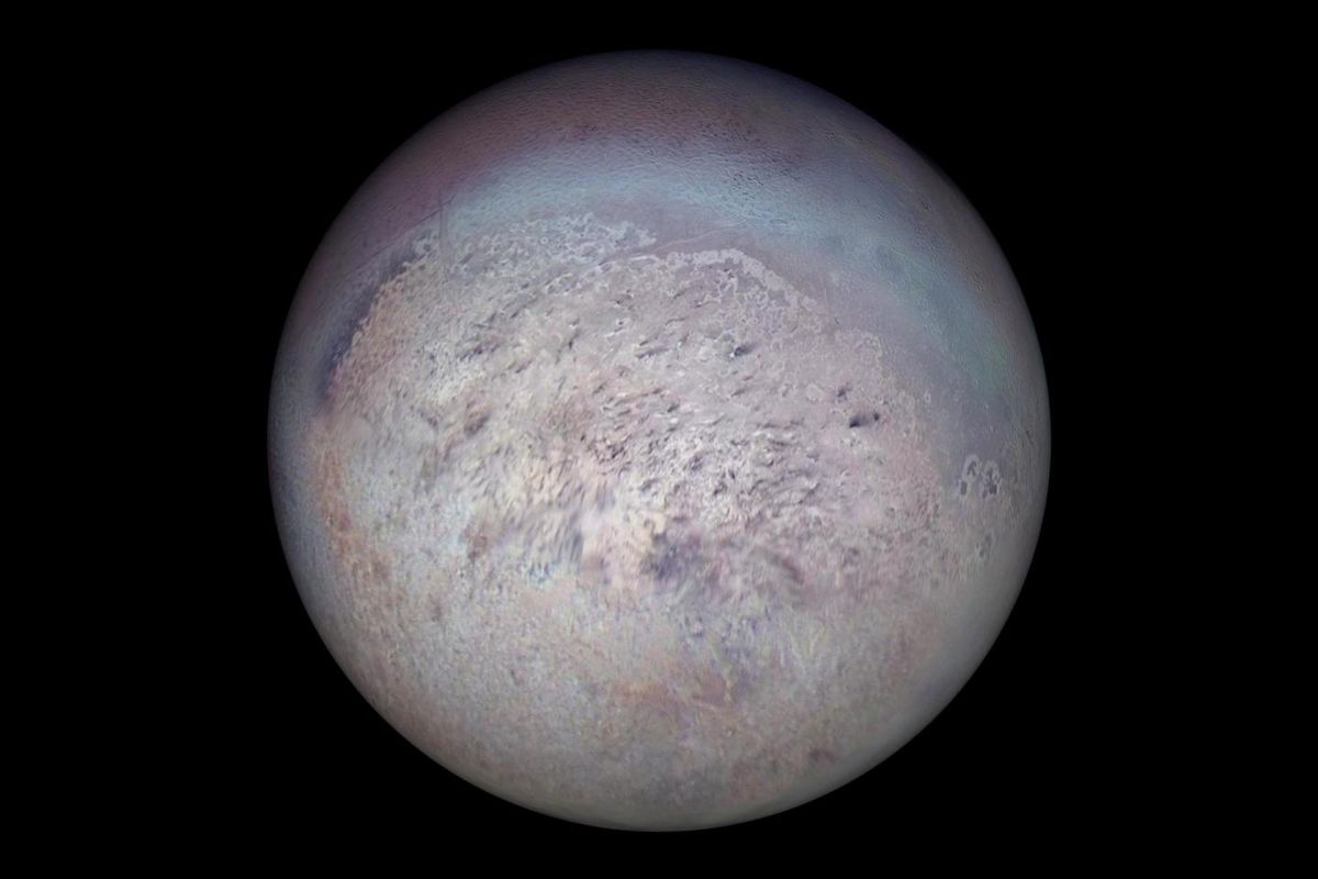 Neptune s Moon Triton Has A Rare Kind Of Ice Space Neptune s Moon Triton Has A Rare Kind Of Ice Space