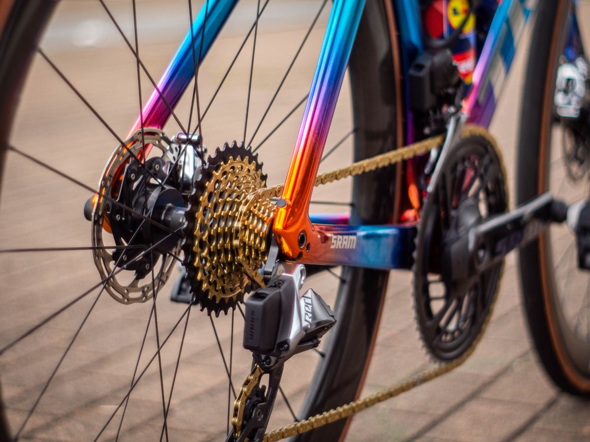 Does Mads Pedersen have the blingest bike at the Tour De France ...