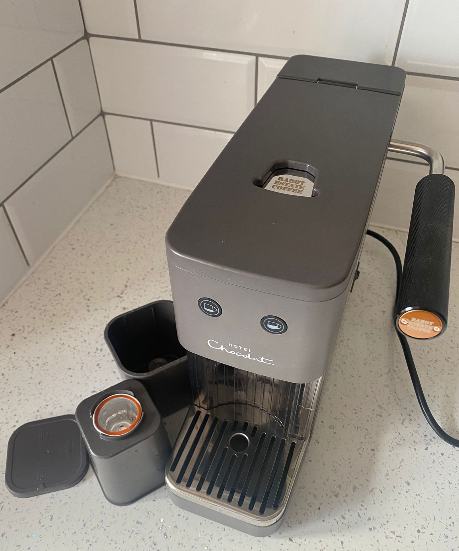 Hotel Chocolat's Podster coffee machine and Velvetiser deal | Real Homes
