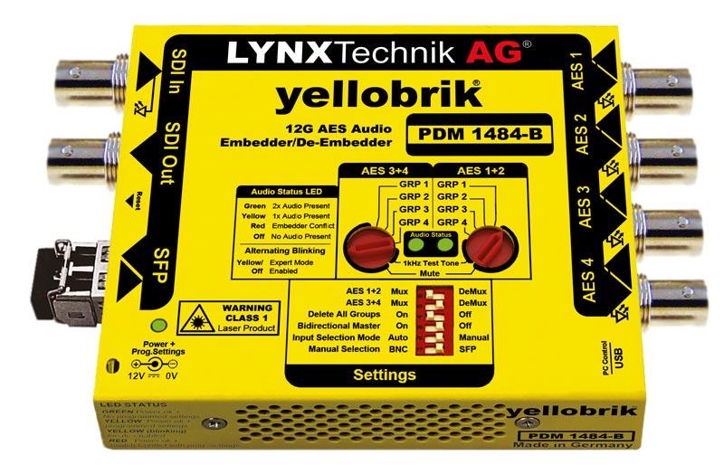 LYNX TECHNIK to Feature Two New Yellobrik Audio Embedders/De-Embedders ...
