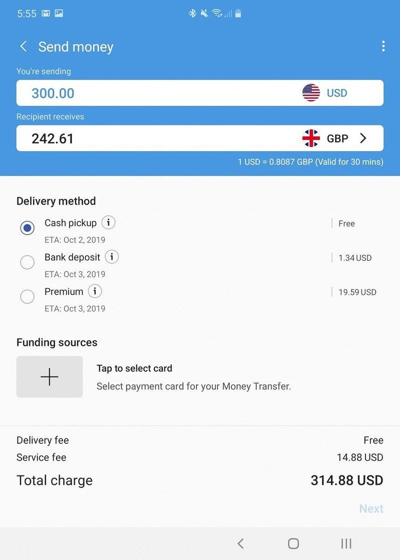 Samsung Pay adds virtual debit card and international money transfers ...