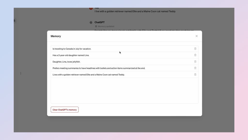 OpenAI rolls out memory in ChatGPT for all paid users — here's what it ...