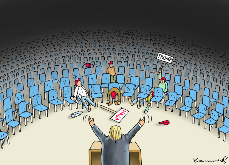 Political Cartoon U.S. Trump Tulsa rally | The Week