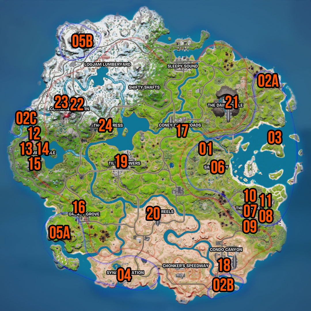 Fortnite Characters locations in Season 2 | GamesRadar+