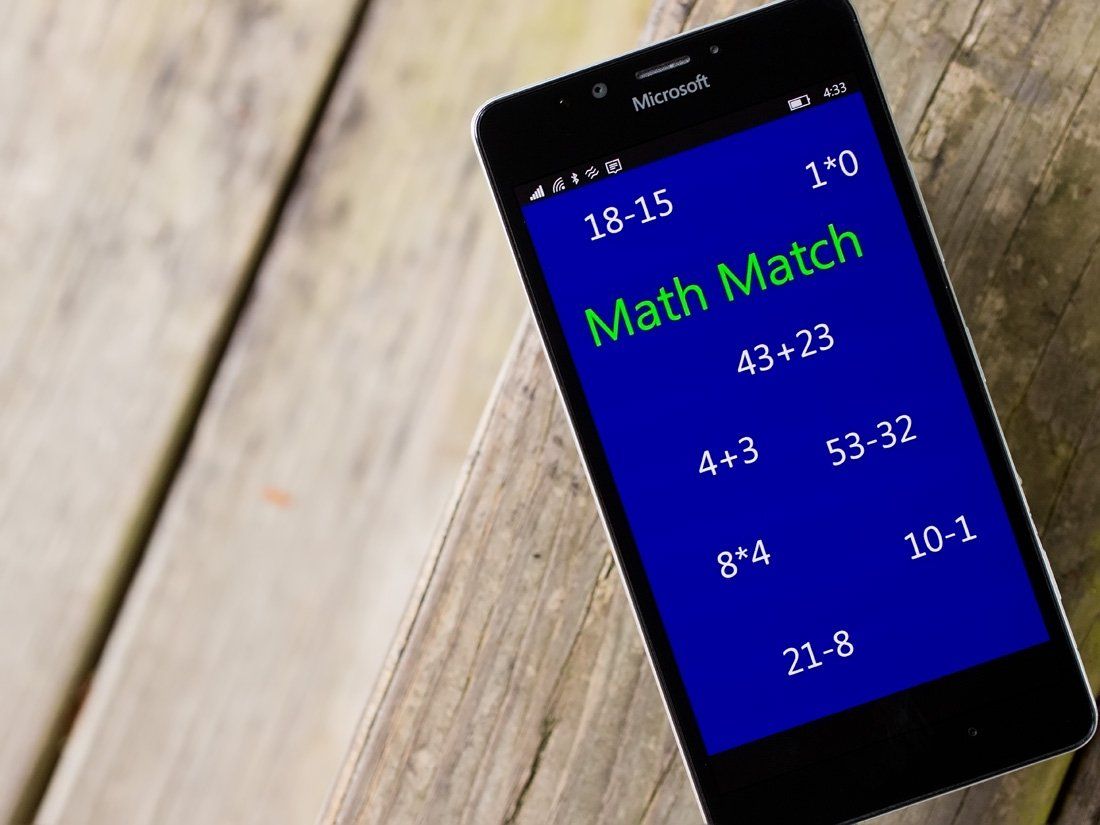 Math Match makes a game out of challenging arithmetic on Windows 10 ...
