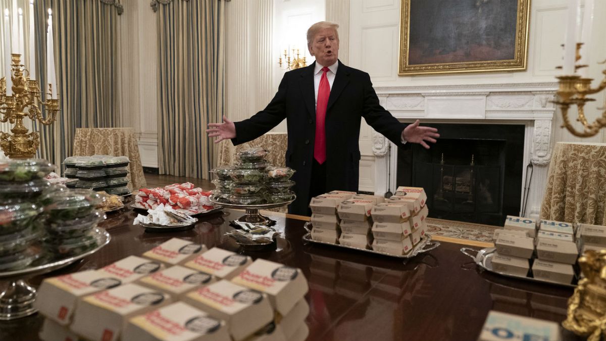 Trump serves Big Macs at White House reception | The Week