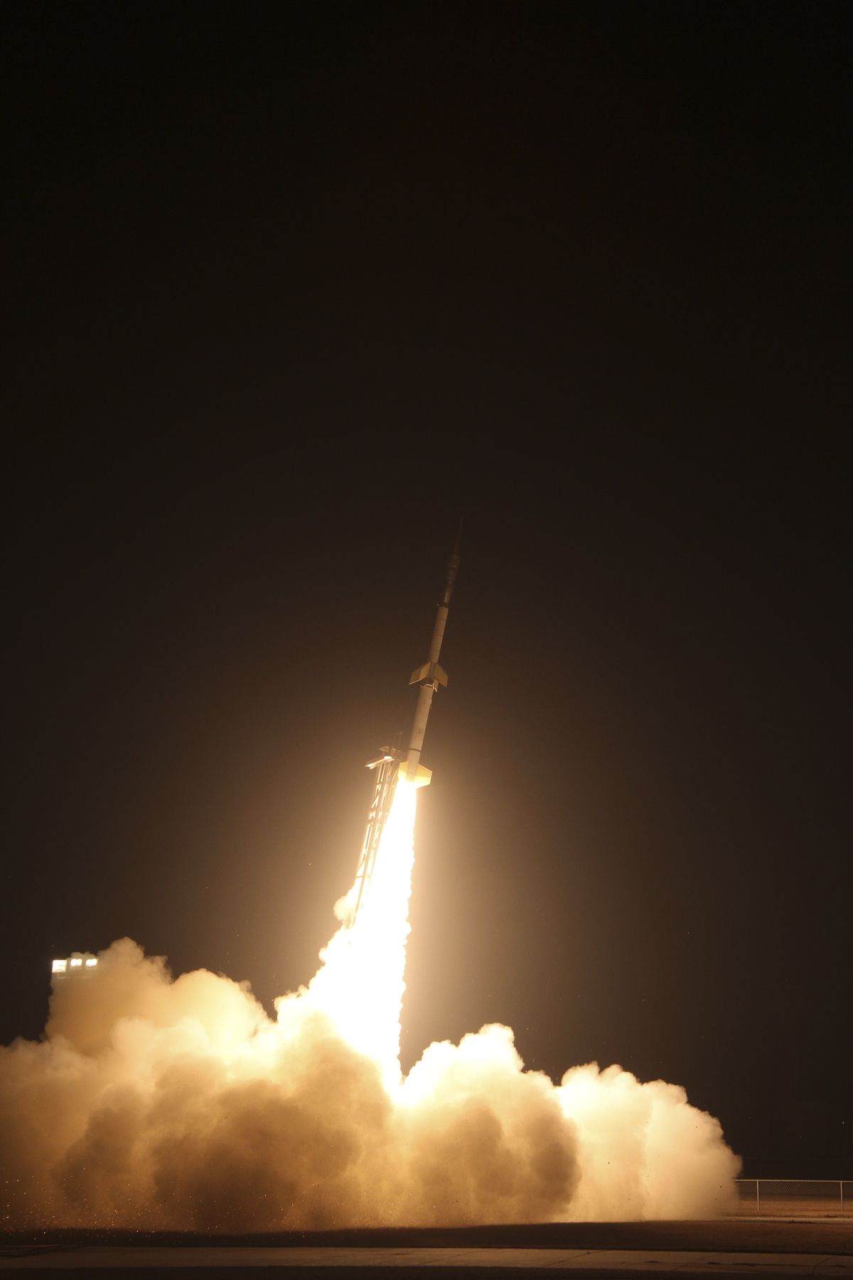 NASA Rocket Launch Paints Night Sky Red (Photos) | Space