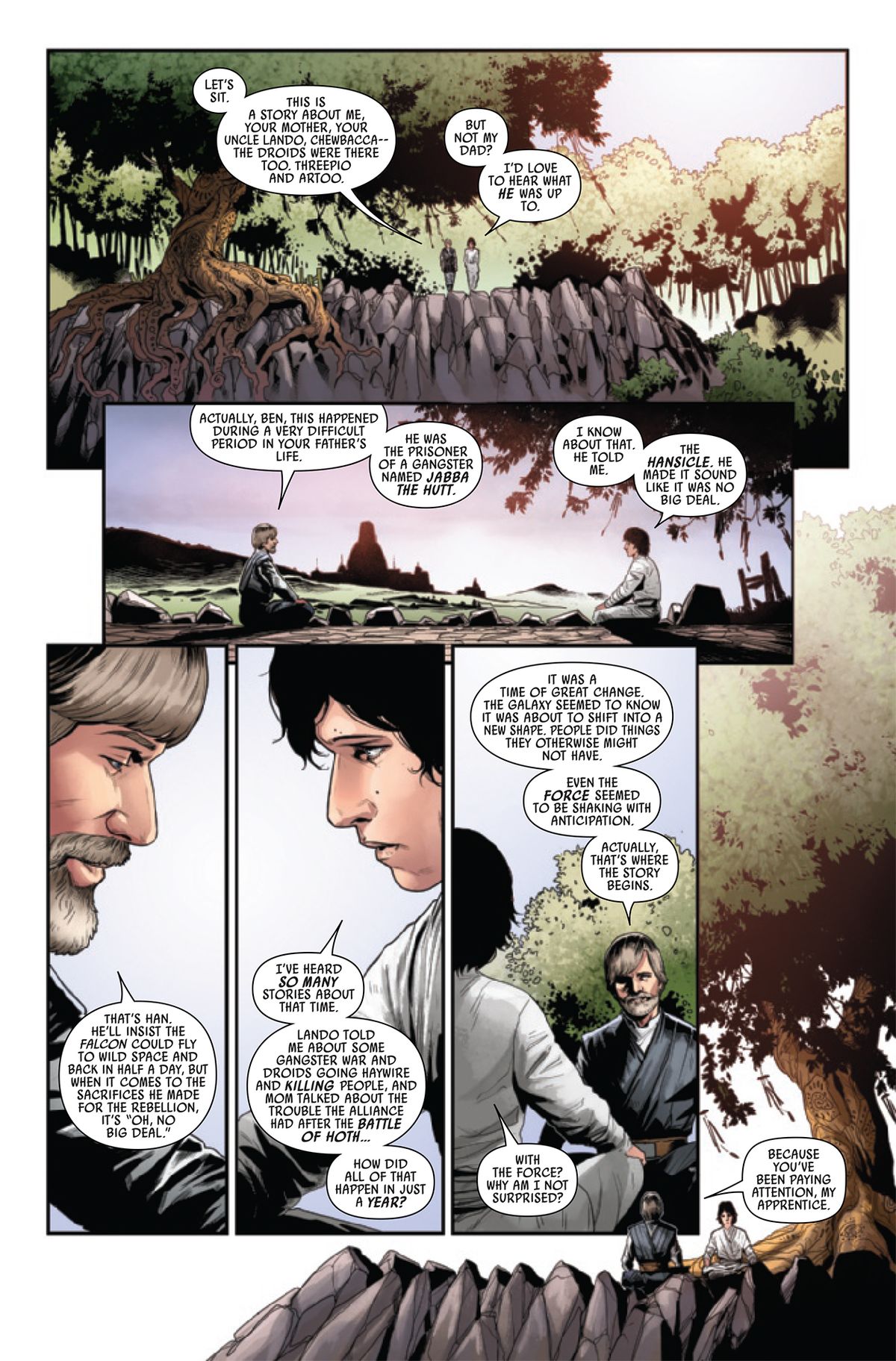 Star Wars #50 ends the current era of Marvel's Star Wars comics with a ...