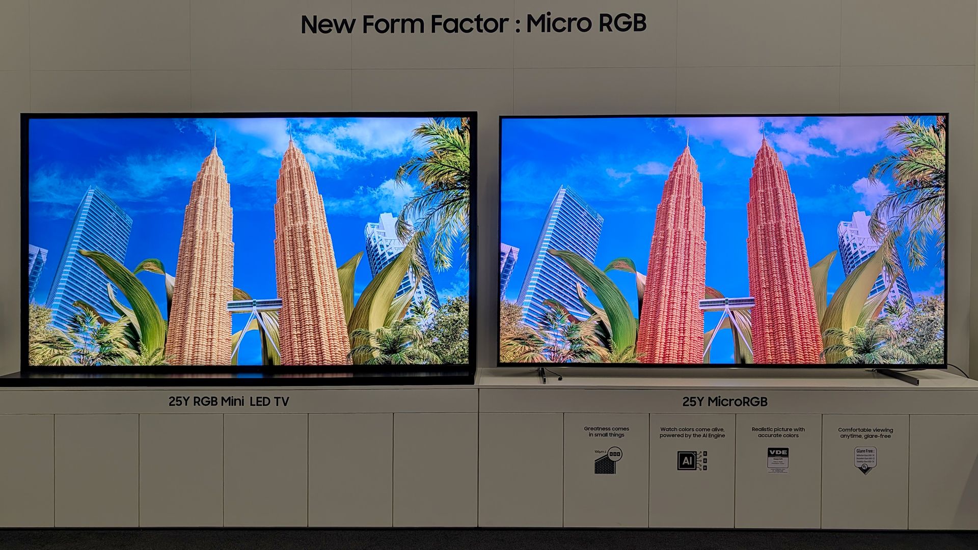 I saw Samsung's new Micro RGB TV in action – it's 115-inches of glare ...