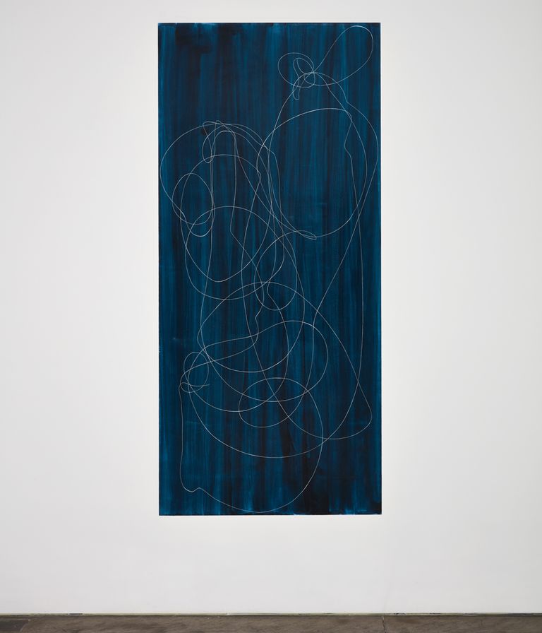 Artist Elliott Puckette crosses the line at Kasmin New York | Wallpaper*