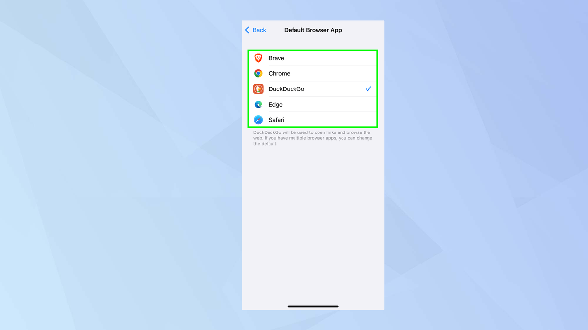 How to change your iPhone's default browser | Tom's Guide